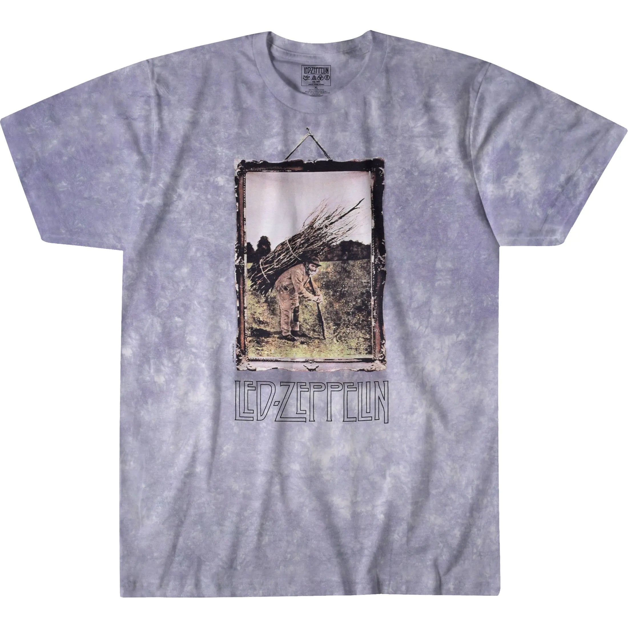 Led Zeppelin Man With Sticks Tie Dye T Shirt – Hippie Shop