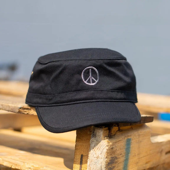 Peace Army Cap | Military Hippie Hat – Hippie Shop